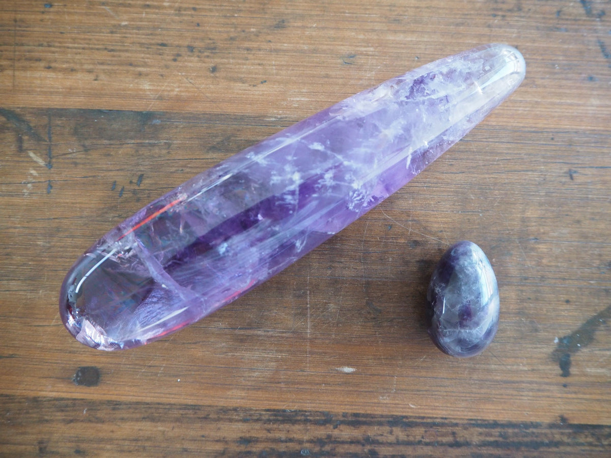 Amethyst ELEVATE Set | NZ Yoni Wands & Yoni Eggs | TAE Feminine Wellness